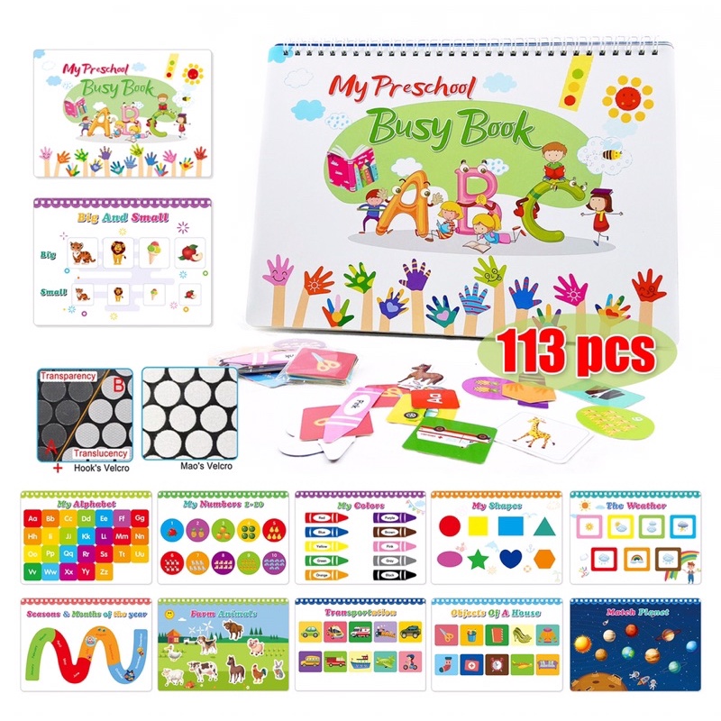 Jual My preschool busy book | Shopee Indonesia