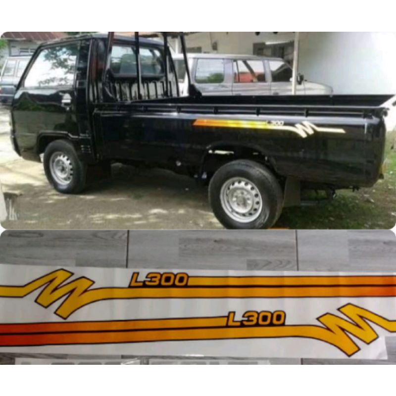 Jual List body stiker Mitsubishi L 300 pickup bak / List body stiker ...