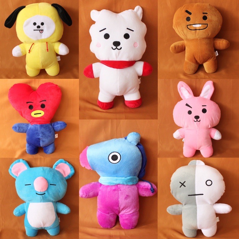 Jual Boneka BTS BT21 Unofficial Ukuran S(Tinggi 35cm) Berlabel SNI ...
