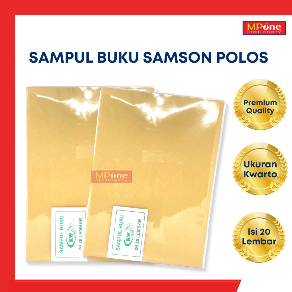 Jual Sampul Buku Coklat Polos Ukuran Quarto / Kertas Sampul Coklat ...