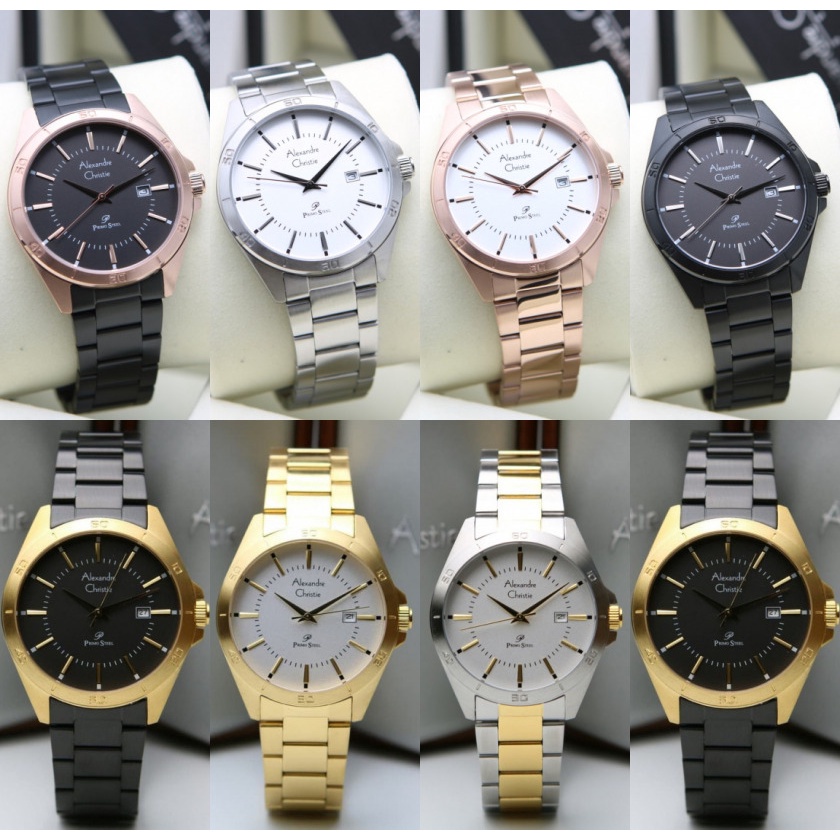 Jual ORIGINAL Jam Tangan Pria Alexandre Christie AC 1011 New Version ...