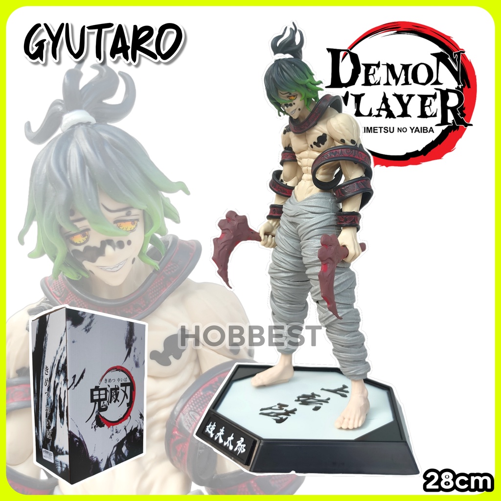 Jual Action Figure KIMETSU NO YAIBA : GYUTARO 28cm Miniatur Pajangan ...