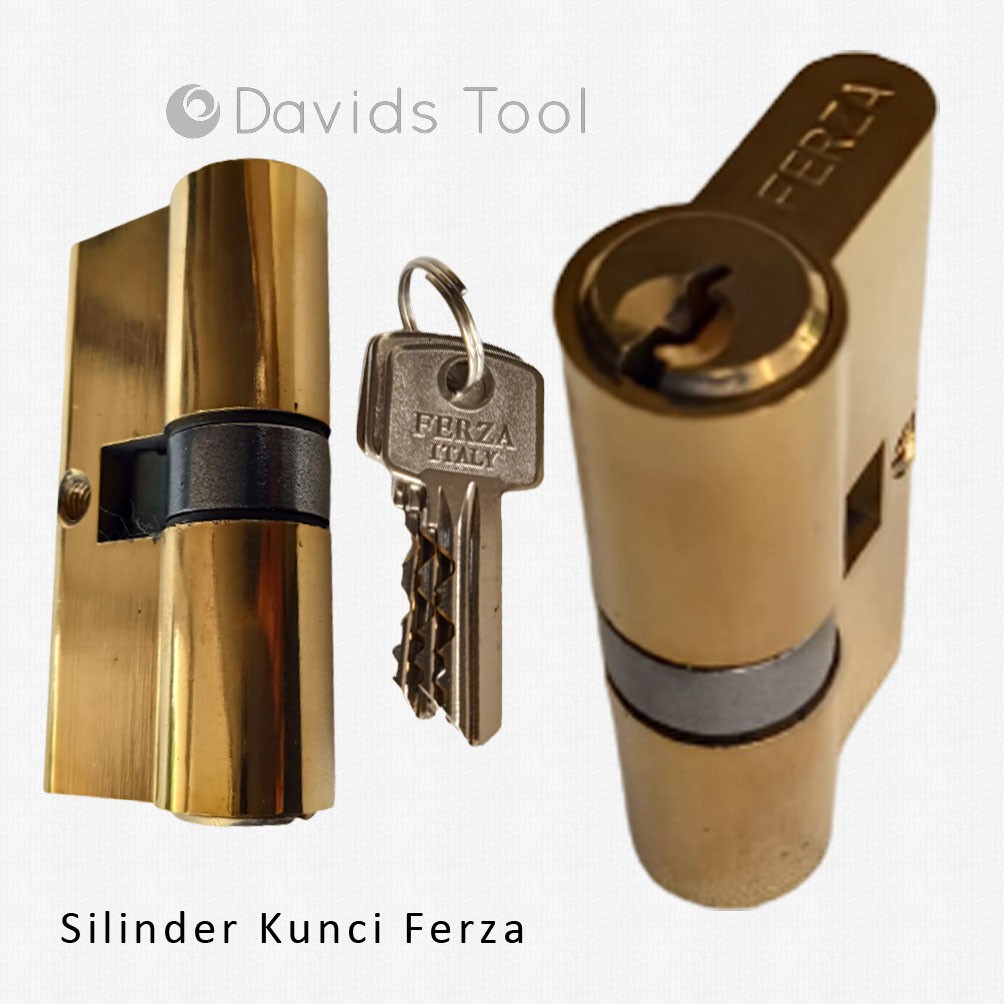Jual Silinder Kunci Pintu Kuningan Ferza | Shopee Indonesia