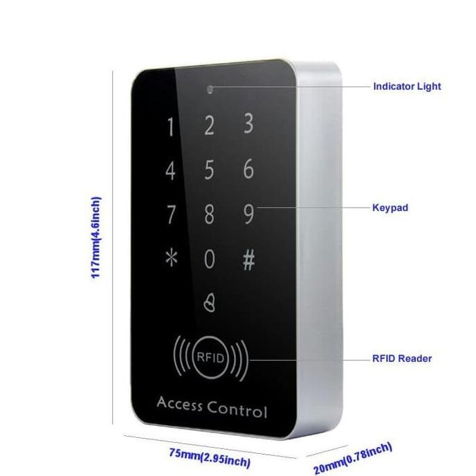 Jual Rfid Access Control Panel X1 Doorlock 12Volt | Shopee Indonesia