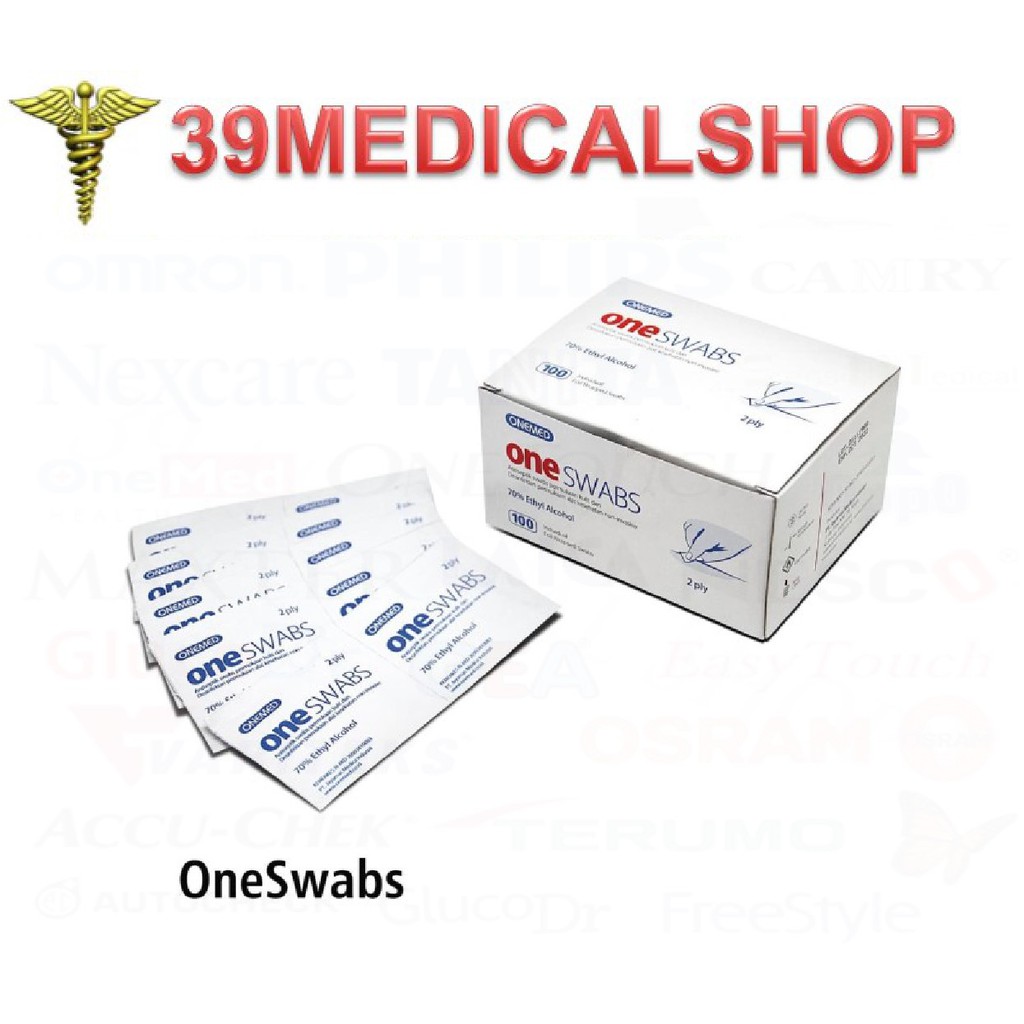 Jual TISSUE ALKOHOL / ALKOHOL SWAB ONE MED (ONESWABS) | Shopee Indonesia