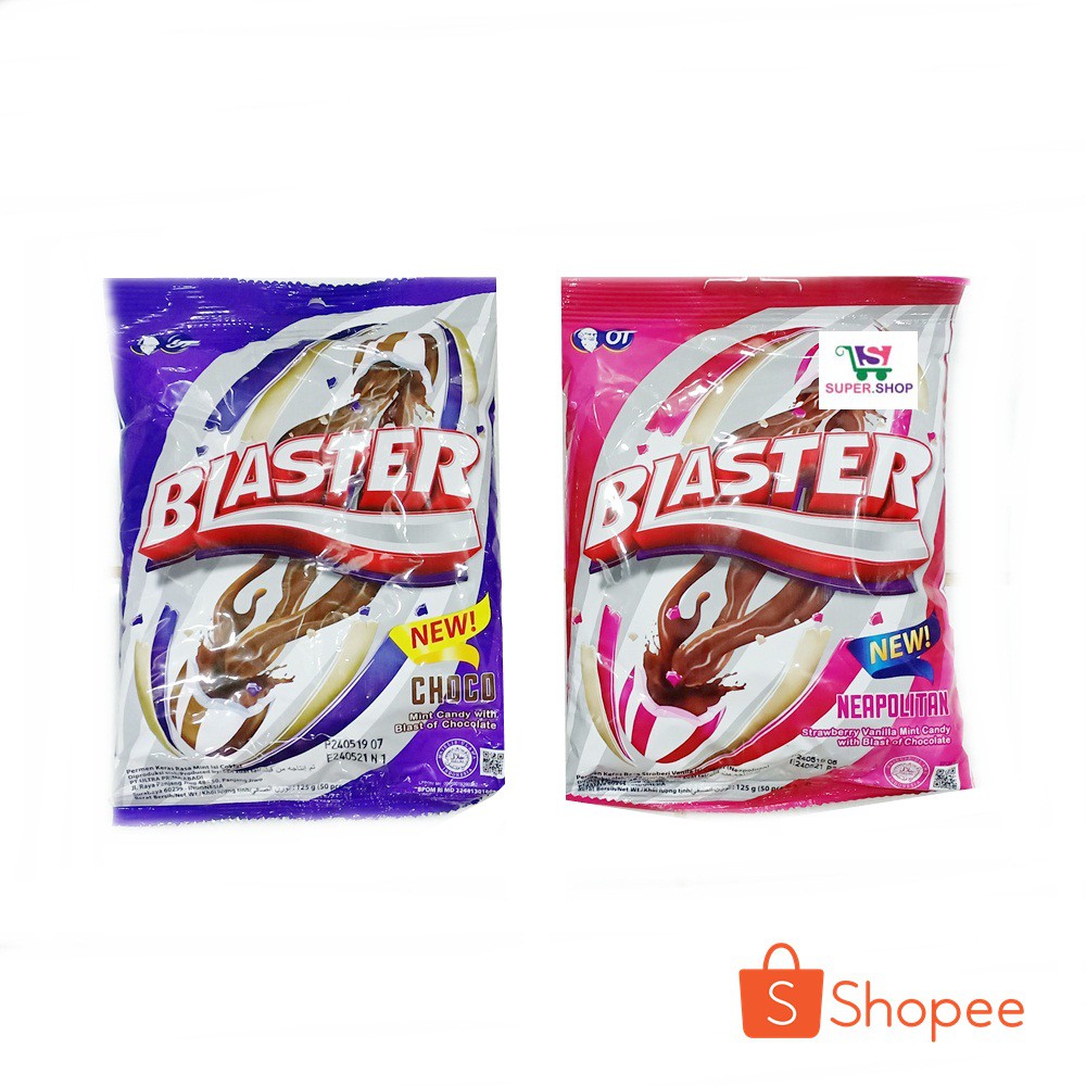 Jual BLASTER Permen Belang Mint with Chocolate (isi 50 pcs) | Shopee ...