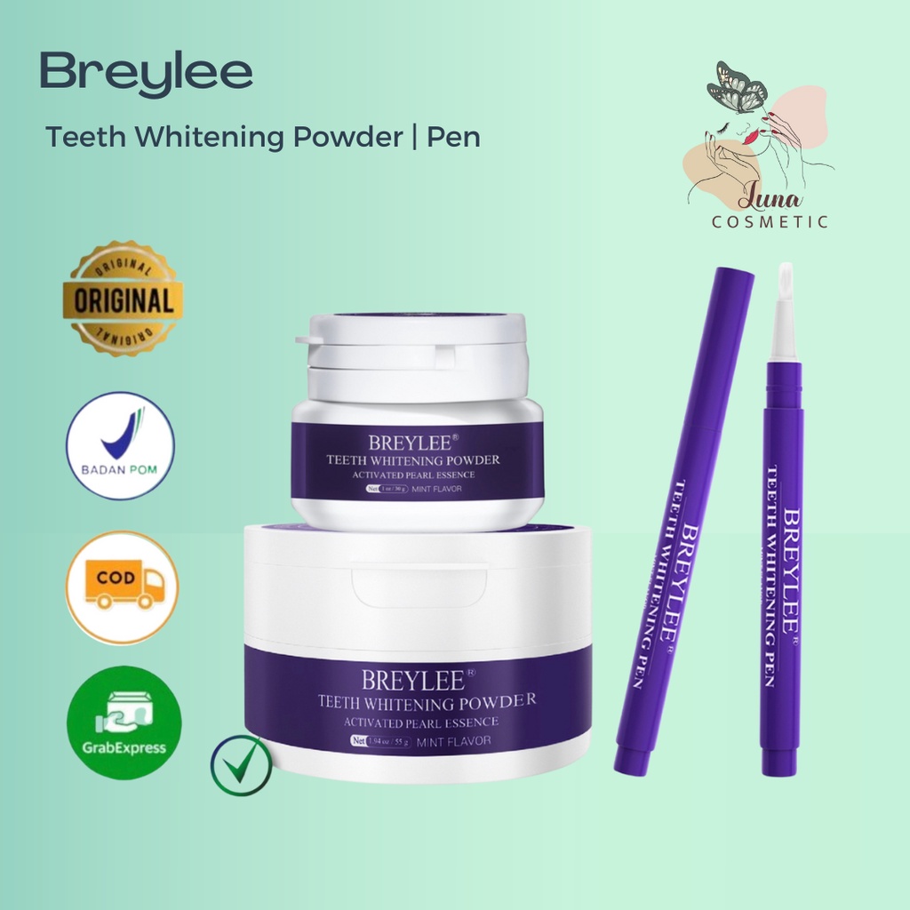 Jual BREYLEE Teeth Whitening Powder odol Pemutih Gigi Dan Karang Gigi ...