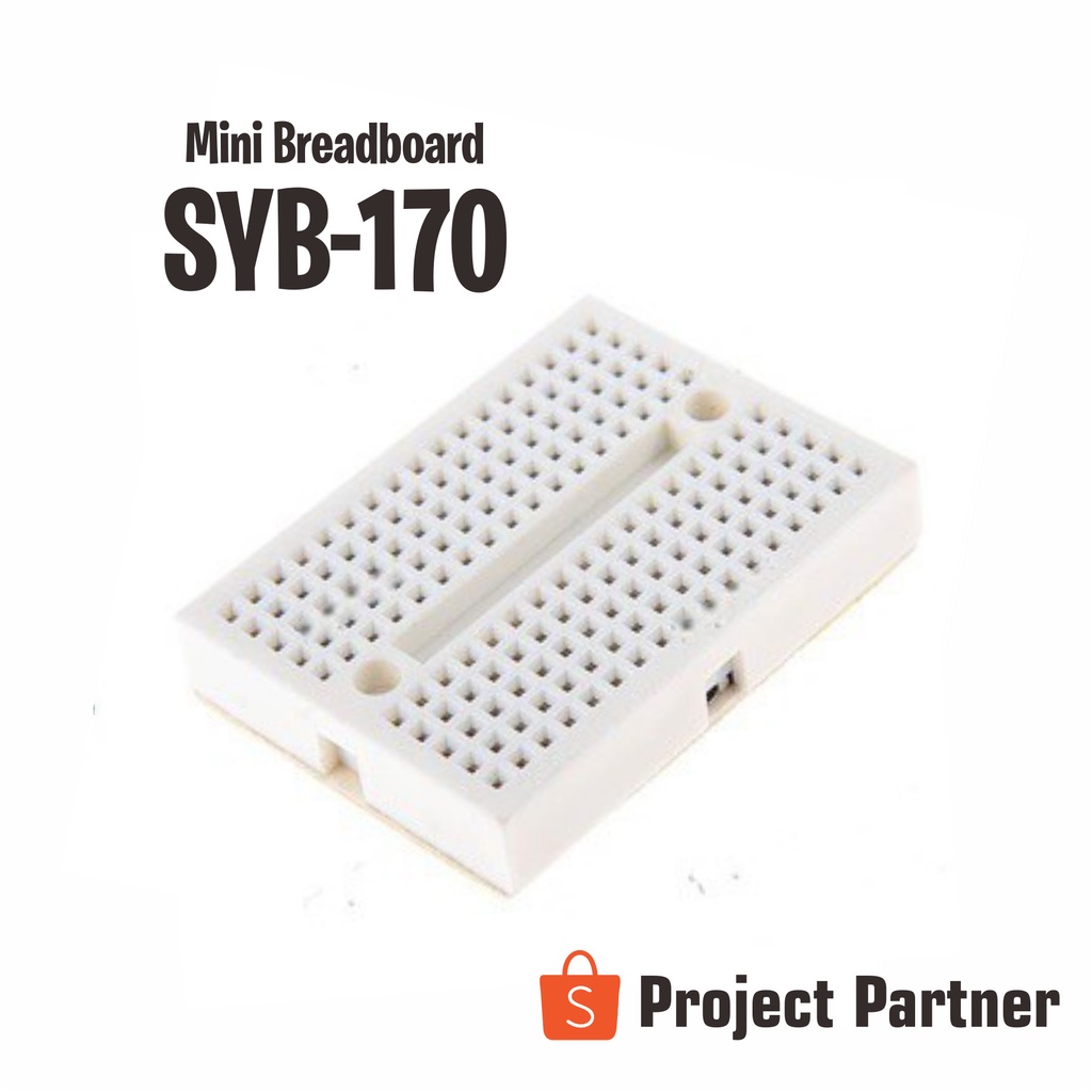 Jual Mini Breadboard SYB-170 Tie-Points Arduino Raspberry Pi Solderless ...