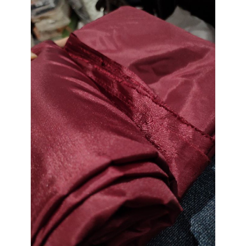 Jual bahan kain saten satin peles furing dekor dekorasi pesta puring ...