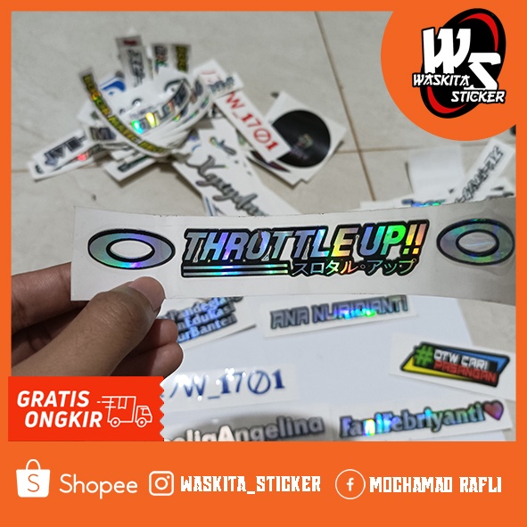 Jual Stiker/Sicker/stikerCustom/StikerMotor/CutttingSticker/StikerNama ...
