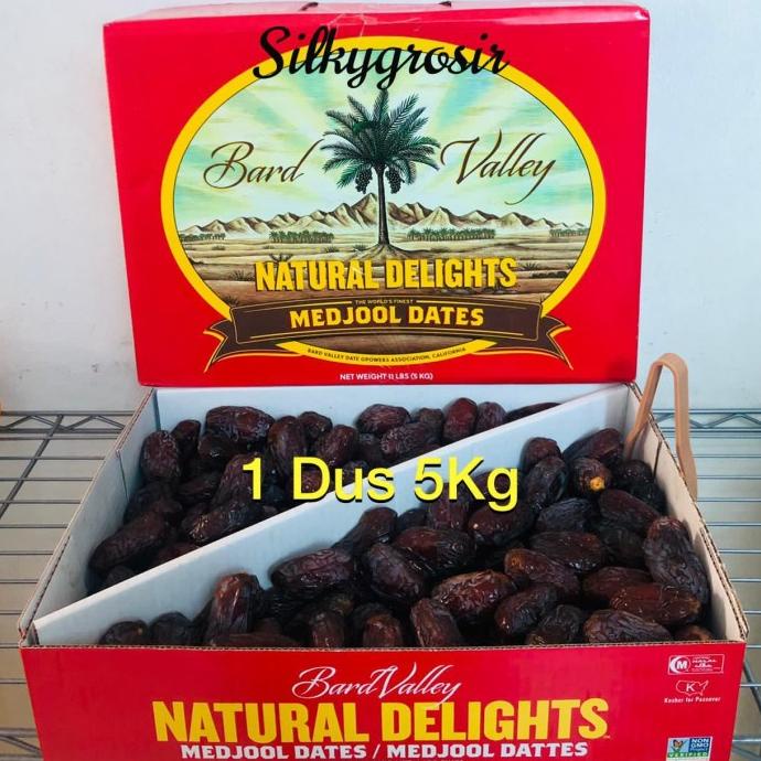 Jual NATURAL DELIGHT MEDJOOL DATES 5KG - KURMA MEDJOOL PREMIUM JUMBO ...