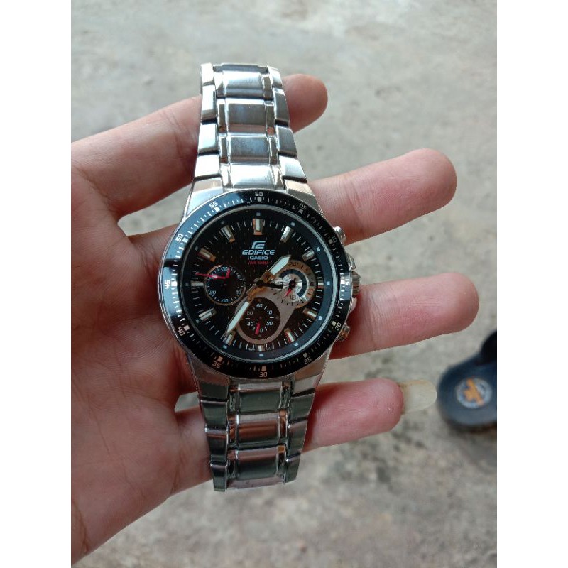 Jual Jam tangan bekas Edifice casio original wr100M masih mulus ...