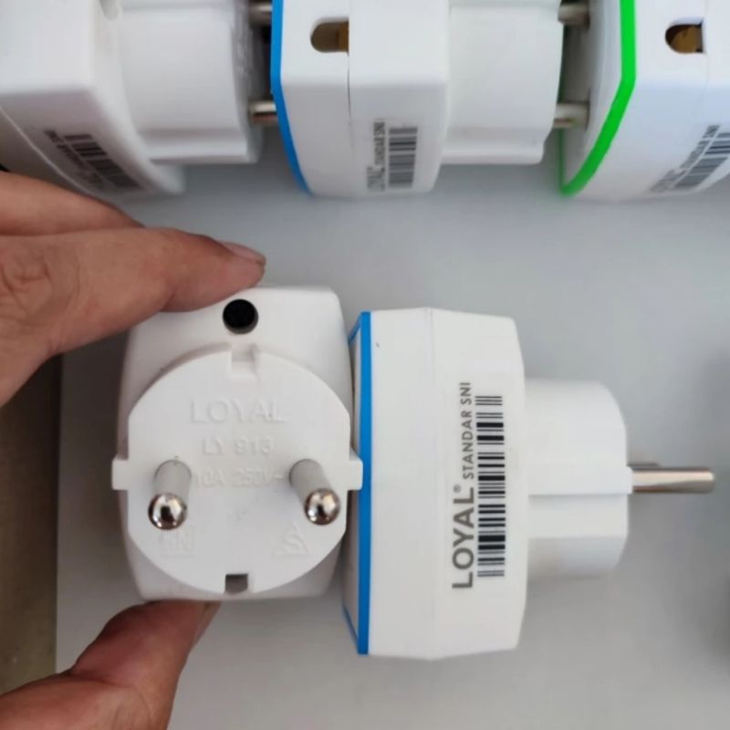 Jual Steker colokan T multy multi Loyal SNI steker cabang 3 tiga ...