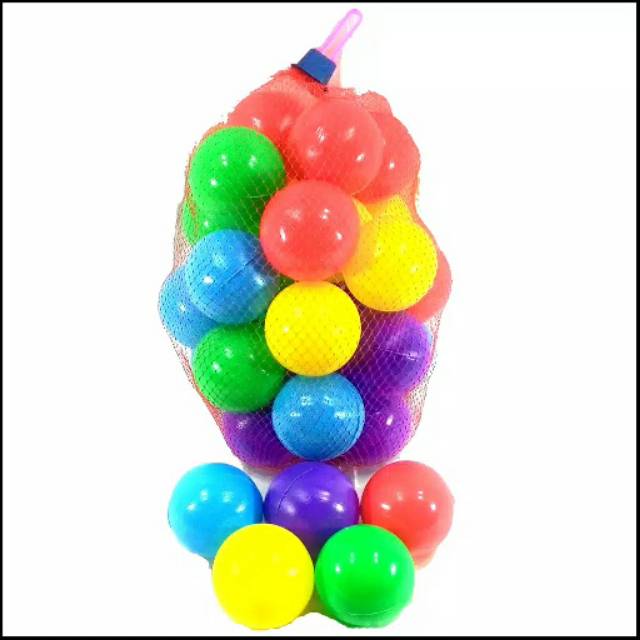 Jual Mainan bola warna warni isi 25pcs | Shopee Indonesia