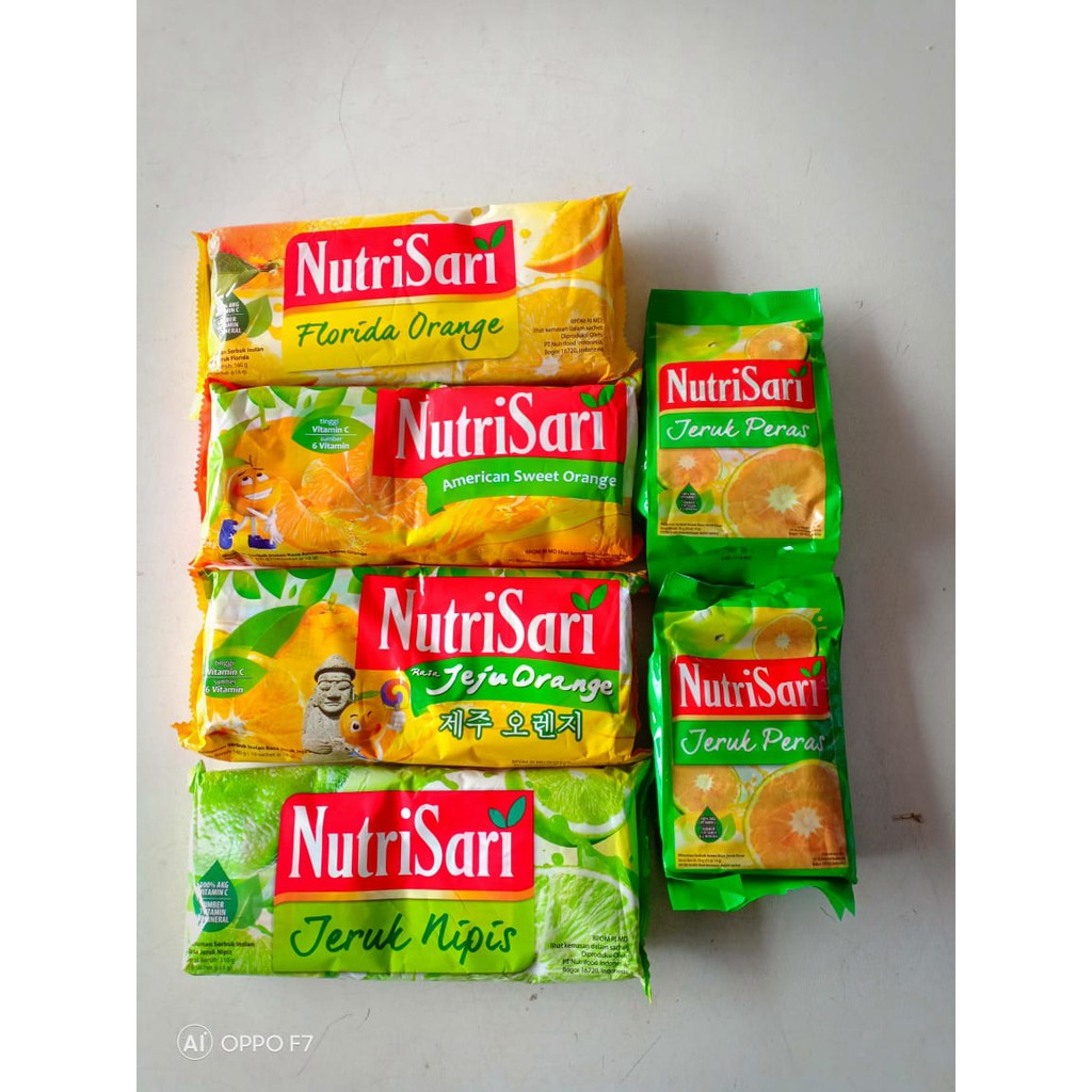 Jual Minuman Segar Nutrisari Rasa Aneka Jeruk isi 10 Sachet Renceng ...