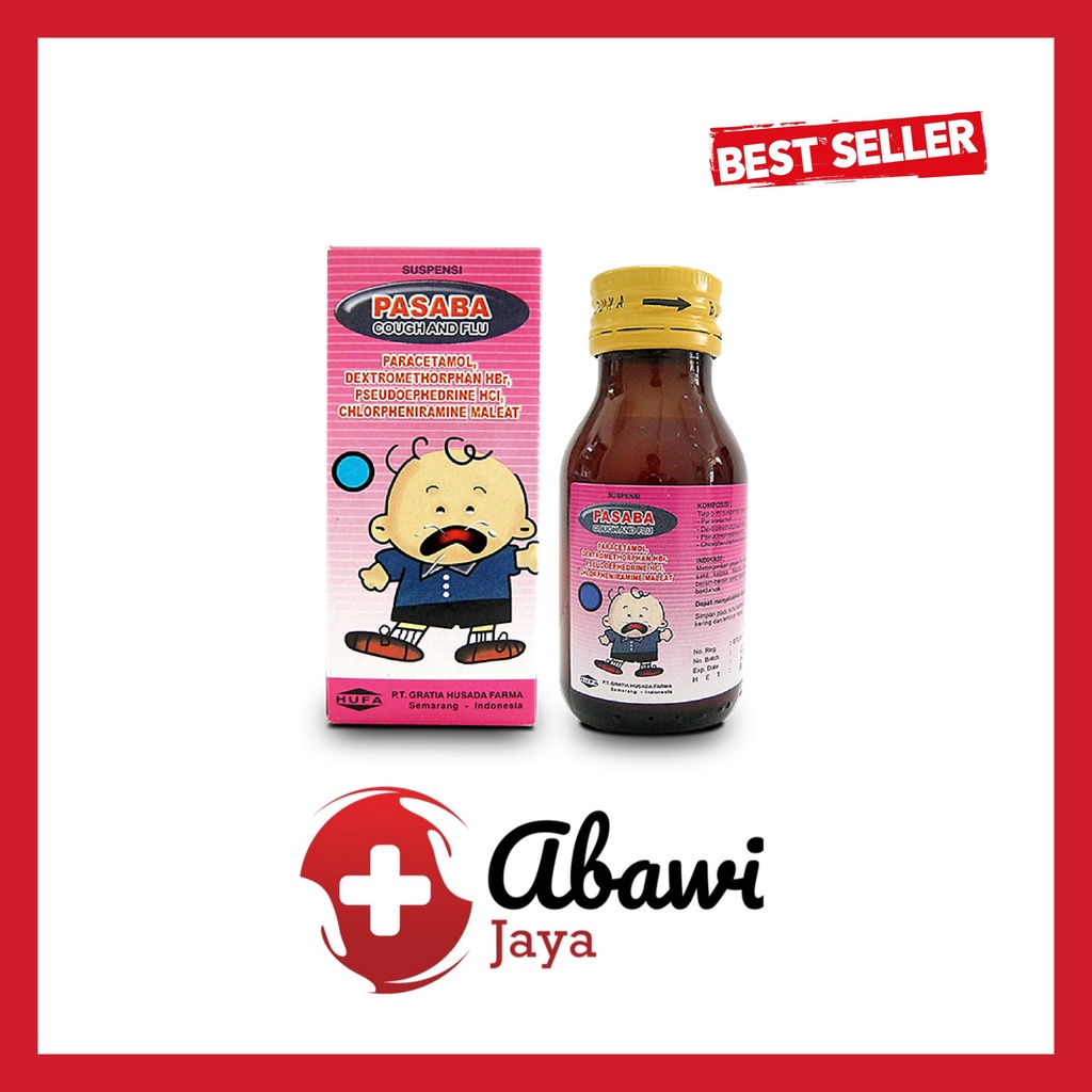 Jual [AB] Pasaba Cough and Flu Syrup 60 ml / Pasaba Cough and Flu SIRUP ...