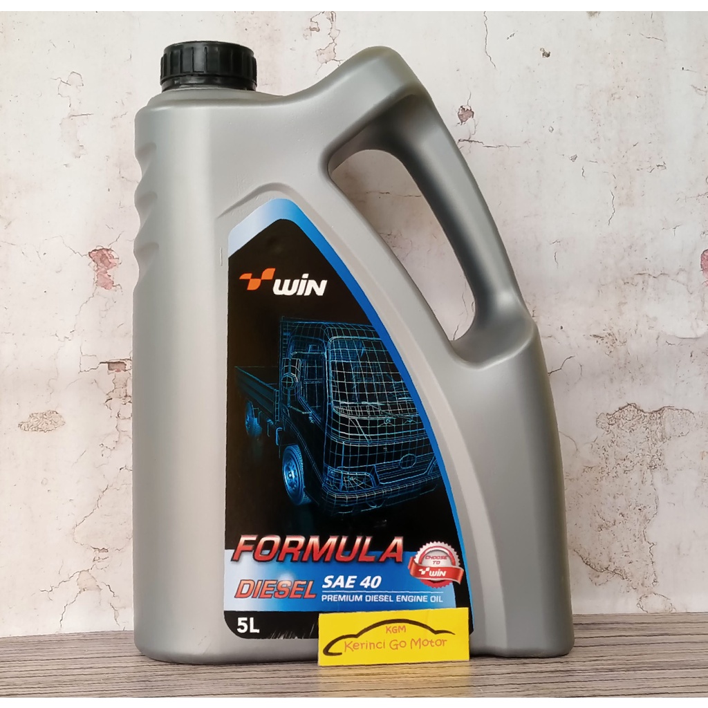 Jual WIN FORMULA DIESEL SAE 40 5L OLI MESIN DIESEL | Shopee Indonesia