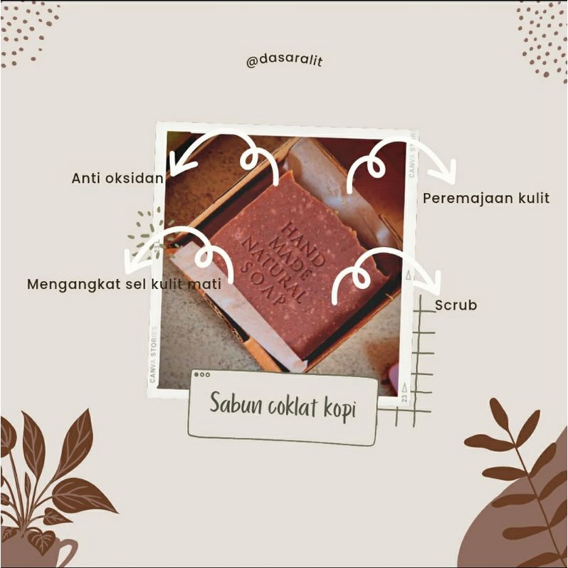 Jual Handmade Natural Soap ( coklat kopi ) | Shopee Indonesia