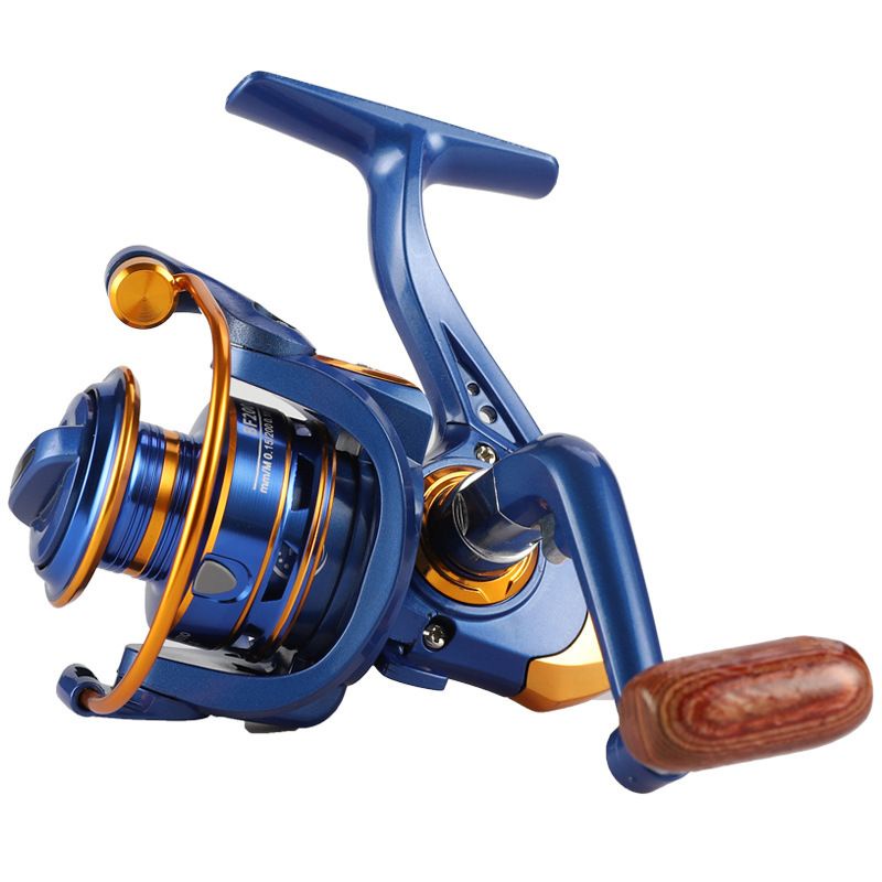 Jual reel pancing BF biru metal | Shopee Indonesia
