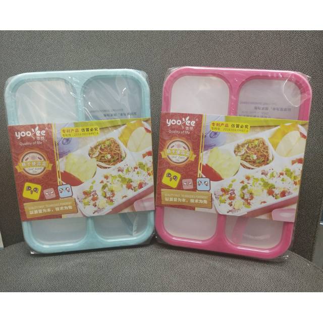Jual Yooyee Lunch Box 4 Sekat | Shopee Indonesia