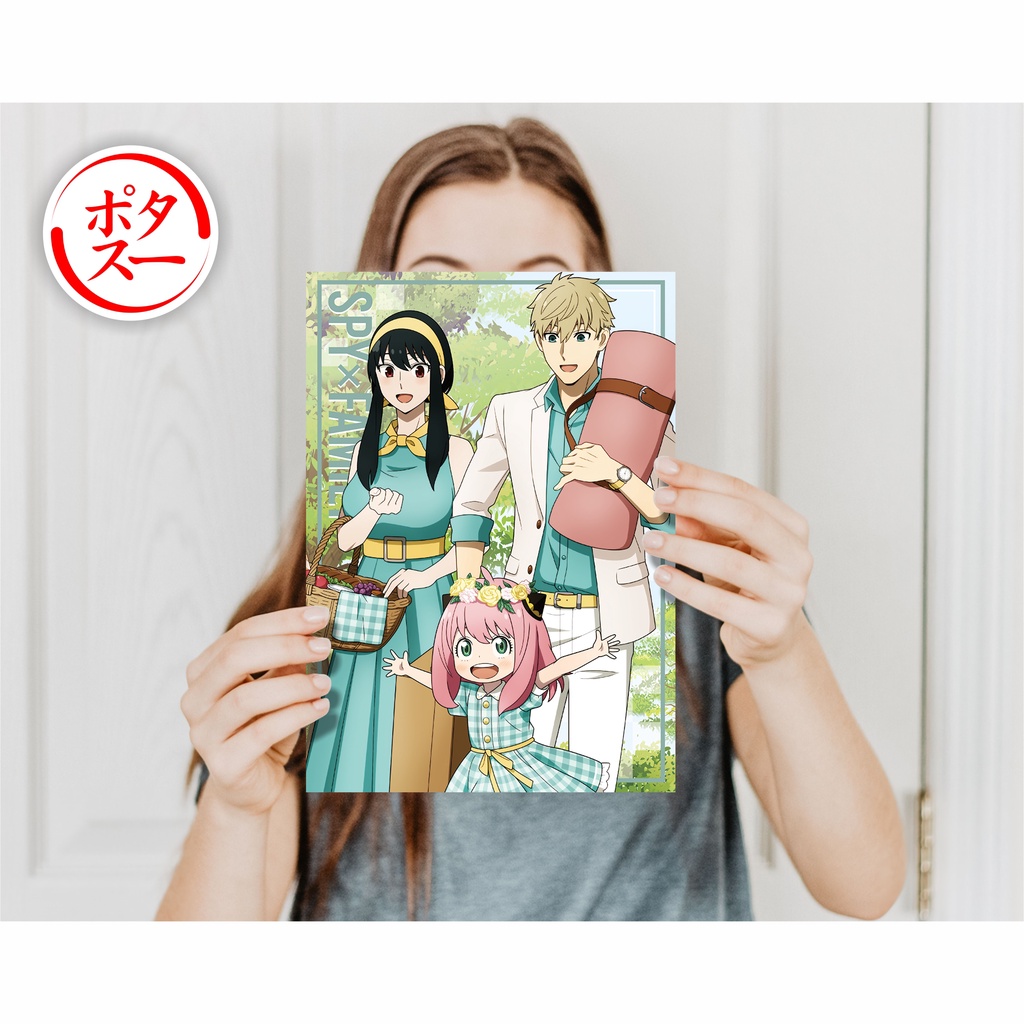 Jual Koleksi Poster A4 Anime Spy X Family B - Anya Loid Yor Forger ...
