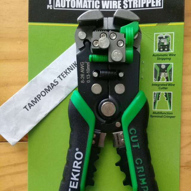 Jual Tang Kupas Kabel Tekiro Automatic Wire Stripper Tang Potong Kabel Otomatis Tekiro | Shopee ...