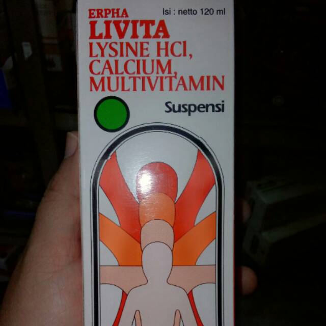 Jual Erpha Lyvita Multivitamin anak 120ml | Shopee Indonesia