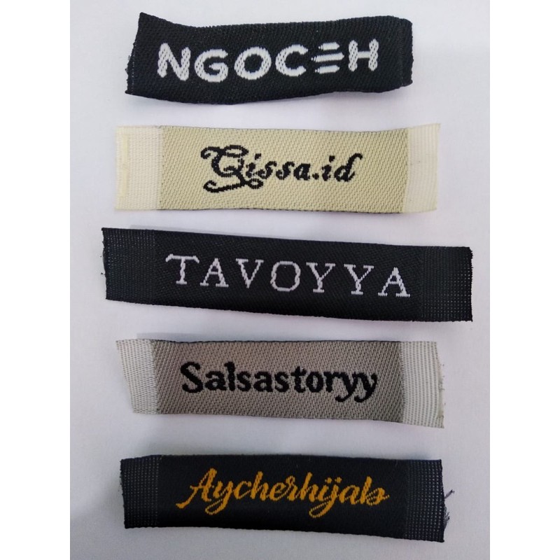 Jual Label woven hijab kecil ( 2000 pc) | Shopee Indonesia