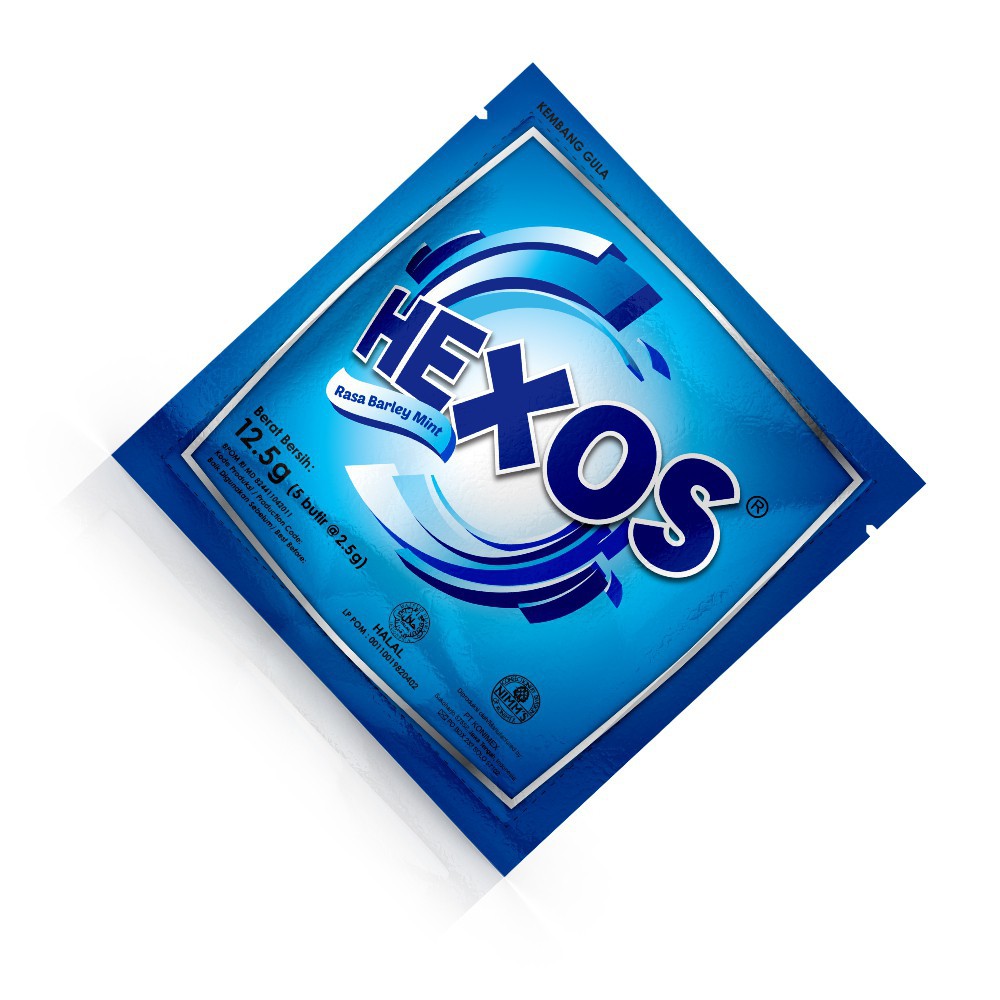 Jual Konimex Hexos Barley Mint - 3 sachet Permen Mint pelega tenggorokan Original | Shopee Indonesia