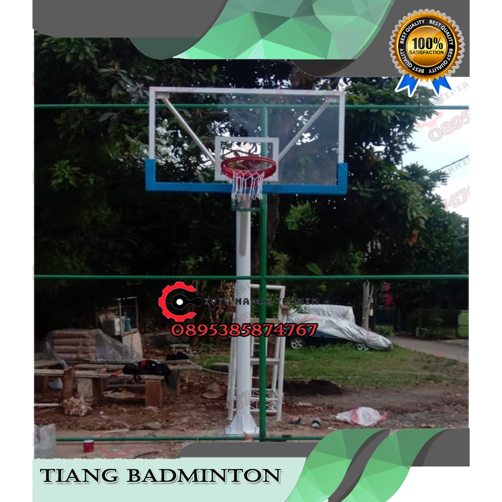 Jual Tiang Ring Basket Tanam 105 Ring Per Profesional - Tiang Basket ...