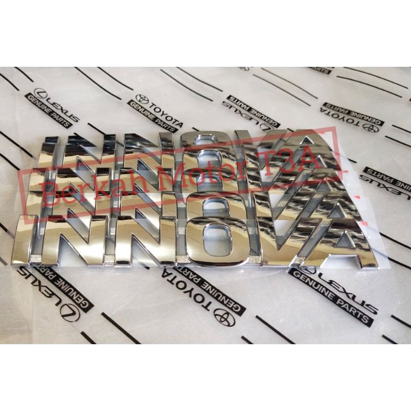 Jual Emblem Logo Tulisan INNOVA Reborn Bagasi Belakang Original ...