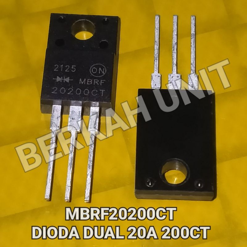 Jual MBRF20200CT DIODA DUAL 20200CT 20A 200V | Shopee Indonesia