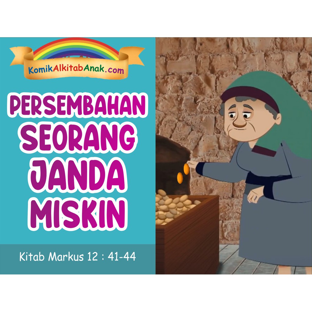 Jual Komik PERSEMBAHAN SEORANG JANDA MISKIN - seri Komik Alkitab Anak ...