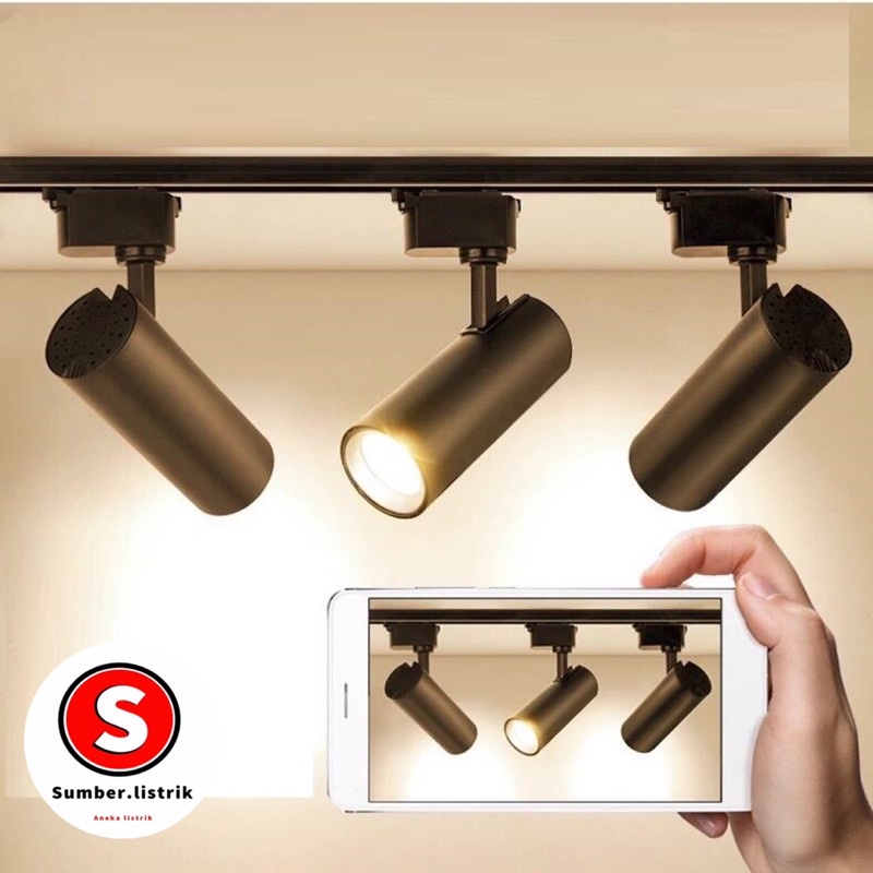 Jual LAMPU RELL TRACK LED SOROT LAMPU SOROT TRACKLIGHT REL SPOTLIGHT ...