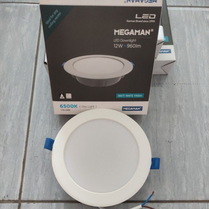 Jual Lampu Downlight Led Panel Megaman 12 watt MQTL 1119 6500K (cahaya ...