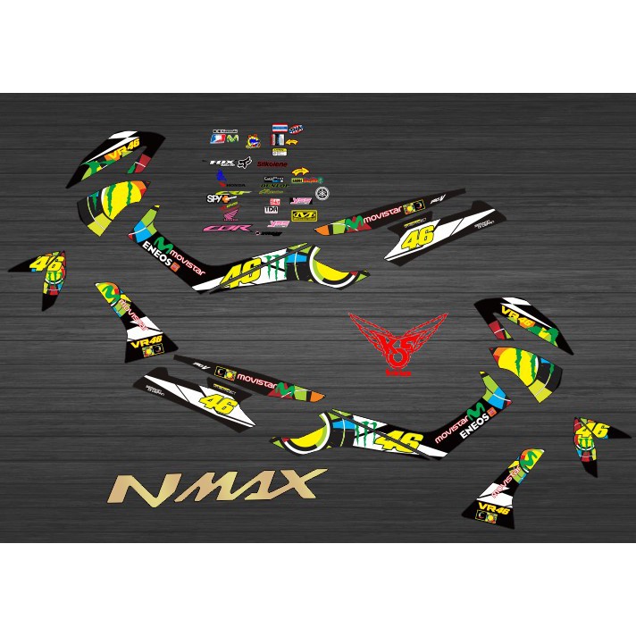 Jual STIKER YAMAHA N MAX MOVISTAR | Shopee Indonesia