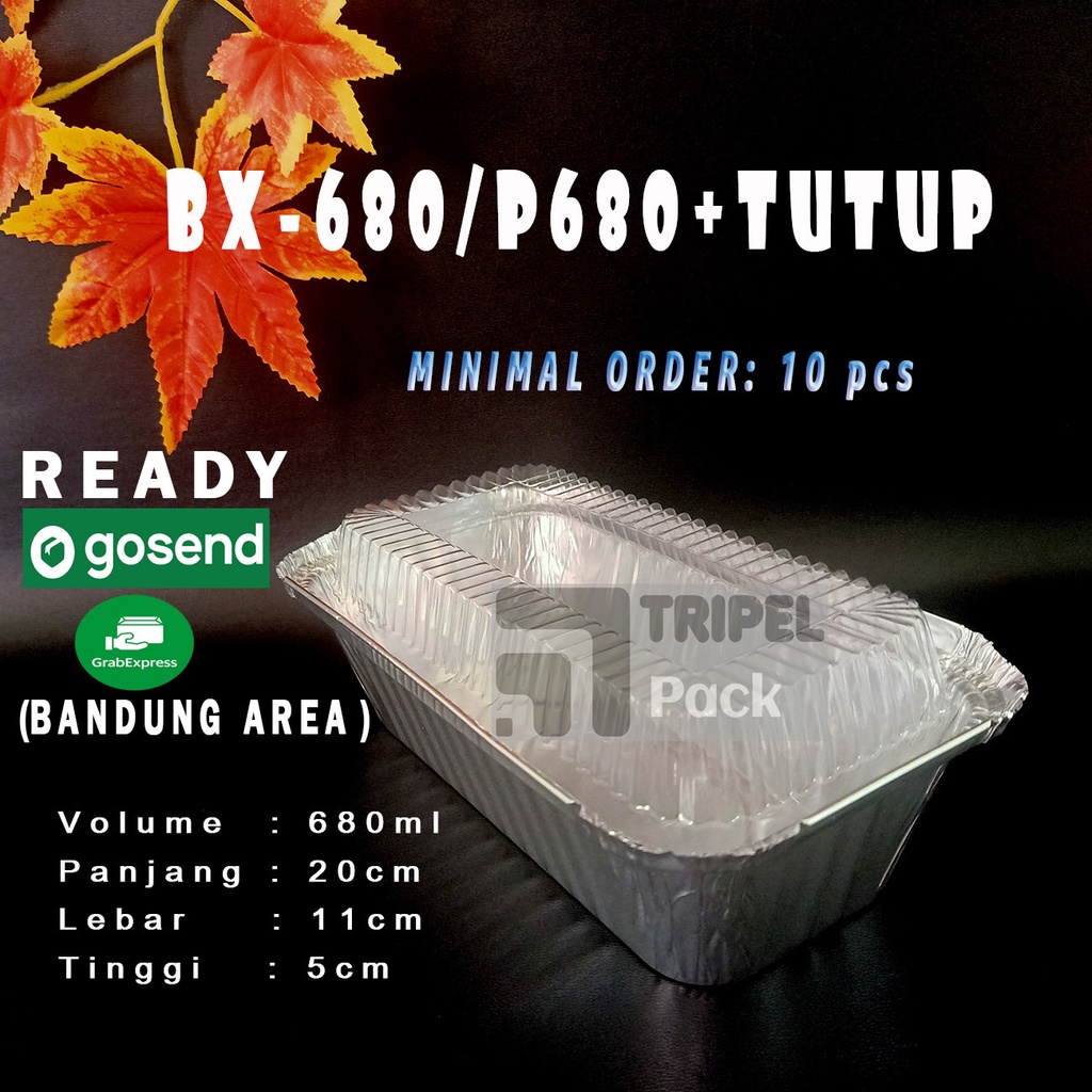 Jual Aluminium Foil Cup BX-680/P680 + Tutup Mika, Lasagna Briyani Cake isi 10 pcs | Shopee Indonesia