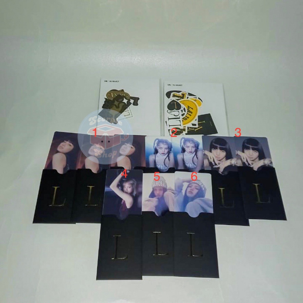 Jual LISA - YG MERCH LALISA MD Sticker set Photocard pc pob YGS ...
