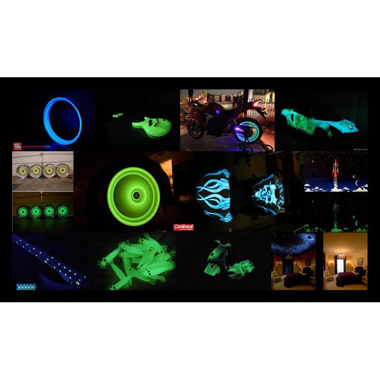 Jual New Produk Cat Spray Fosfor Glow In The Dark ( Biru ) | Shopee ...