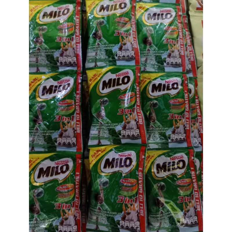 Jual susu milo 3 in 1 sachet 35g | Shopee Indonesia