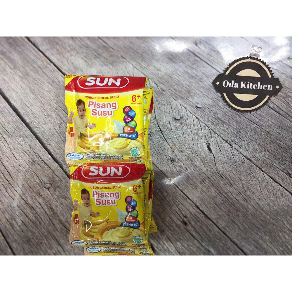 Jual SUN BUBUR SEREAL SUSU PISANG SACHET RENCENG 8X20gr | Shopee Indonesia