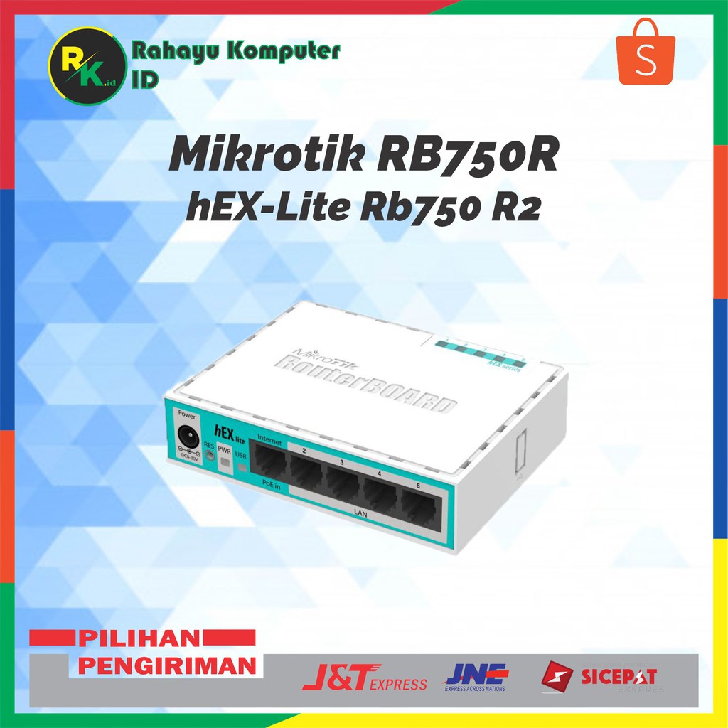 Jual Mikrotik RB750r2 Router Indoor hEX Lite RB750 r2 | Shopee Indonesia