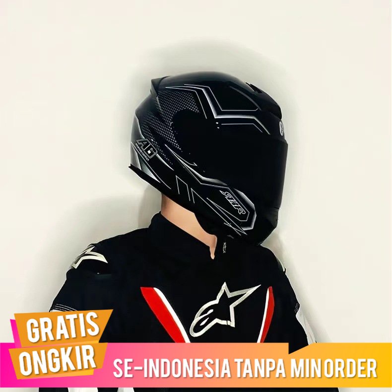 Jual Helm Sepeda Motor Pria Wanita Empat Musim Ksatria Sepeda Motor ...