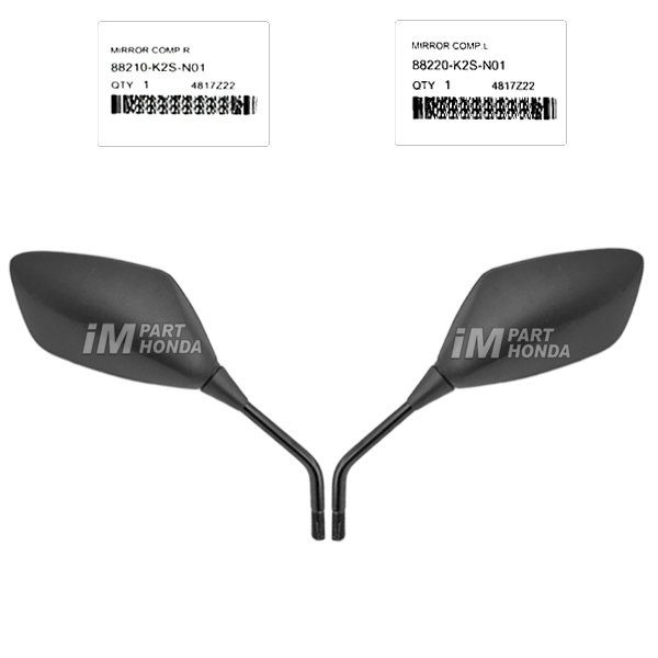 Jual 88210-K2S-N01 88220-K2S-N01 Kaca Spion 1 Set Kanan Kiri Vario 160 ...