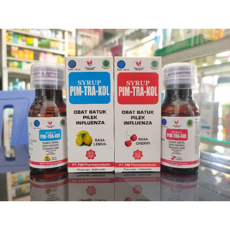 Jual PIM TRA KOL SYRUP PIMTRAKOL 60ML | Shopee Indonesia