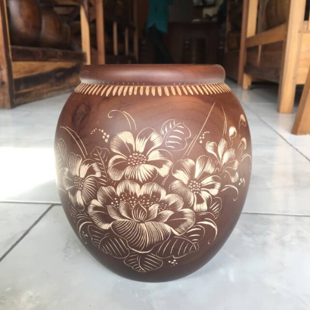 Jual Vas bunga model Gentong | Shopee Indonesia