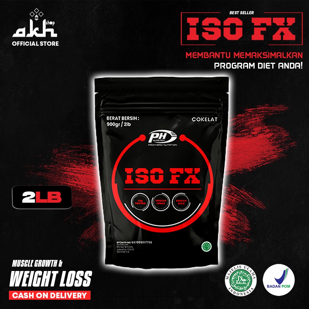 Jual Promo Susu ISO FX Whey Protein 2LB/900g /(30g Protein) / Suplemen ...