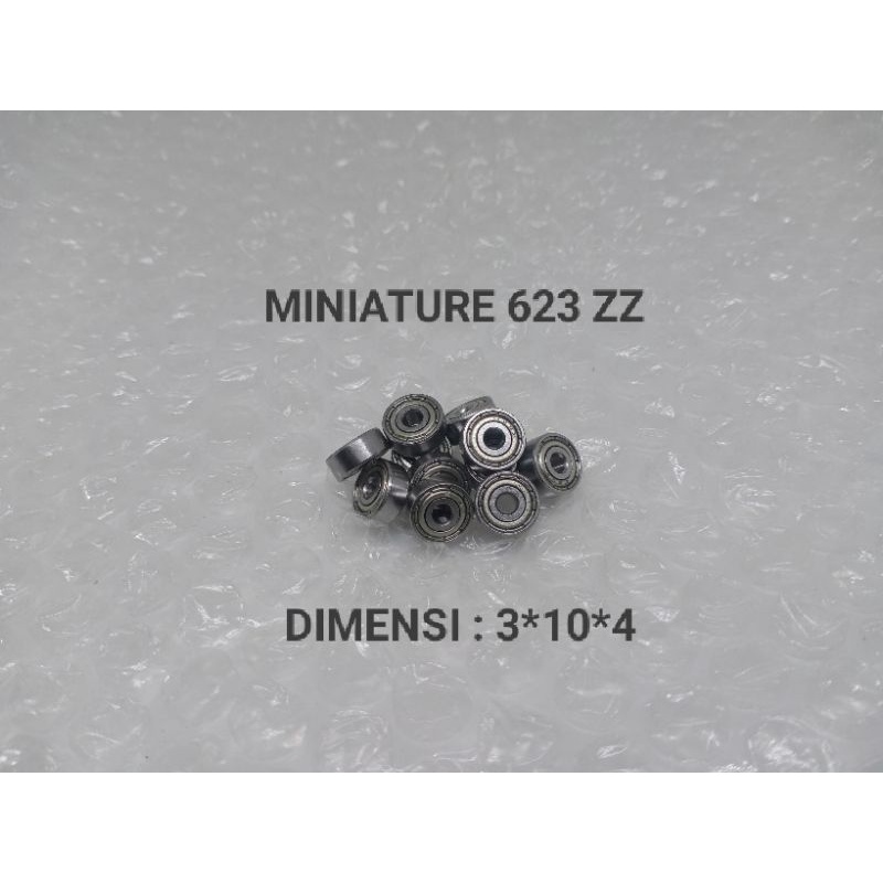 Jual BEARING MINIATURE 623 ZZ 3*10*4 | Shopee Indonesia