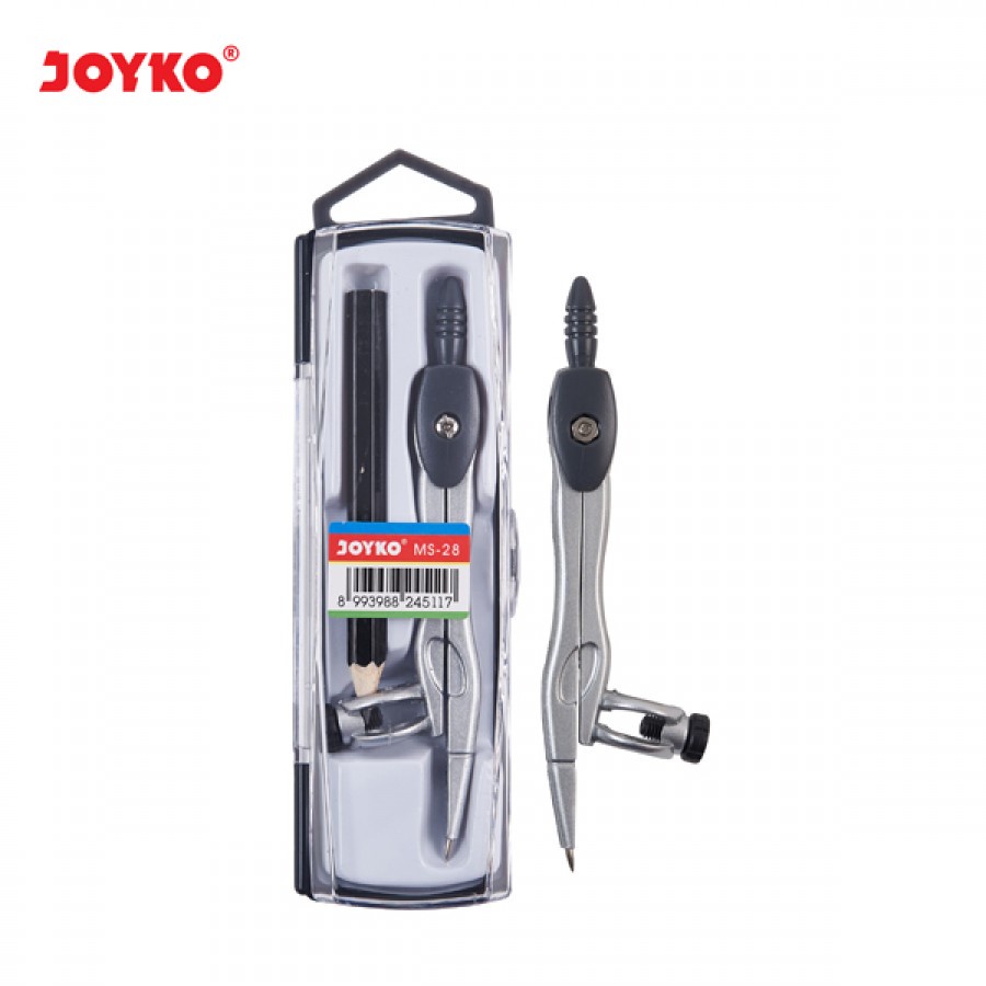 Jual Jangka / Compass / Math Set Dengan Pensil Kayu Joyko MS-28 SATUAN ...