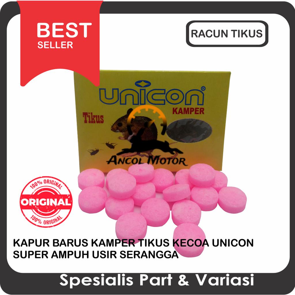 Jual Kamper Tikus Kecoa Unicon Super Ampuh Usir Serangga Kapur Barus ...